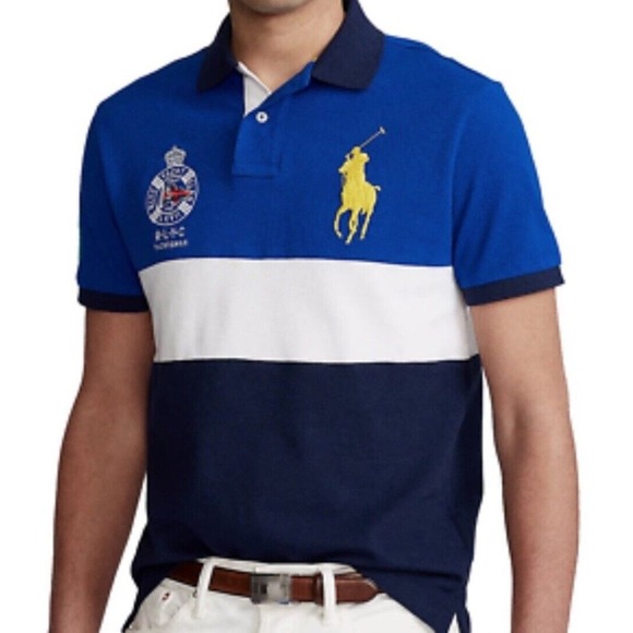Polo Ralph Lauren | Shirts | Polo Ralph Lauren Custom Shirt Big Pony Yachtsman Rrl Crest Polo ...